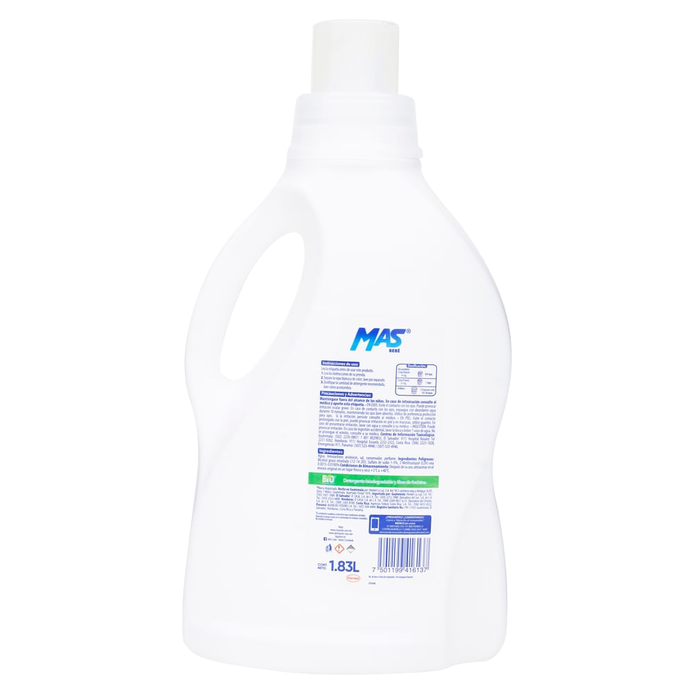 Comprar Detergente Mas Color liquido - 1830 ml | Walmart Costa Rica ...
