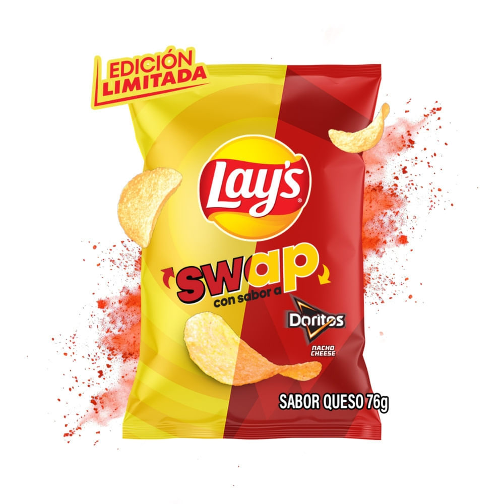 Comprar Frito Lay Papa Lays SWAP con sabor a Doritos Nacho Cheese - 76 ...