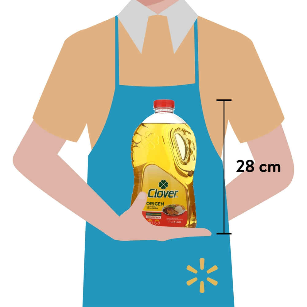 Aceite Mezcla Clover Origen 3000ml - Walmart | Costa Rica