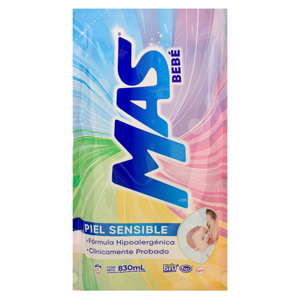 Comprar Detergente líquido Mas bebé - 830 ml | Walmart Costa Rica ...