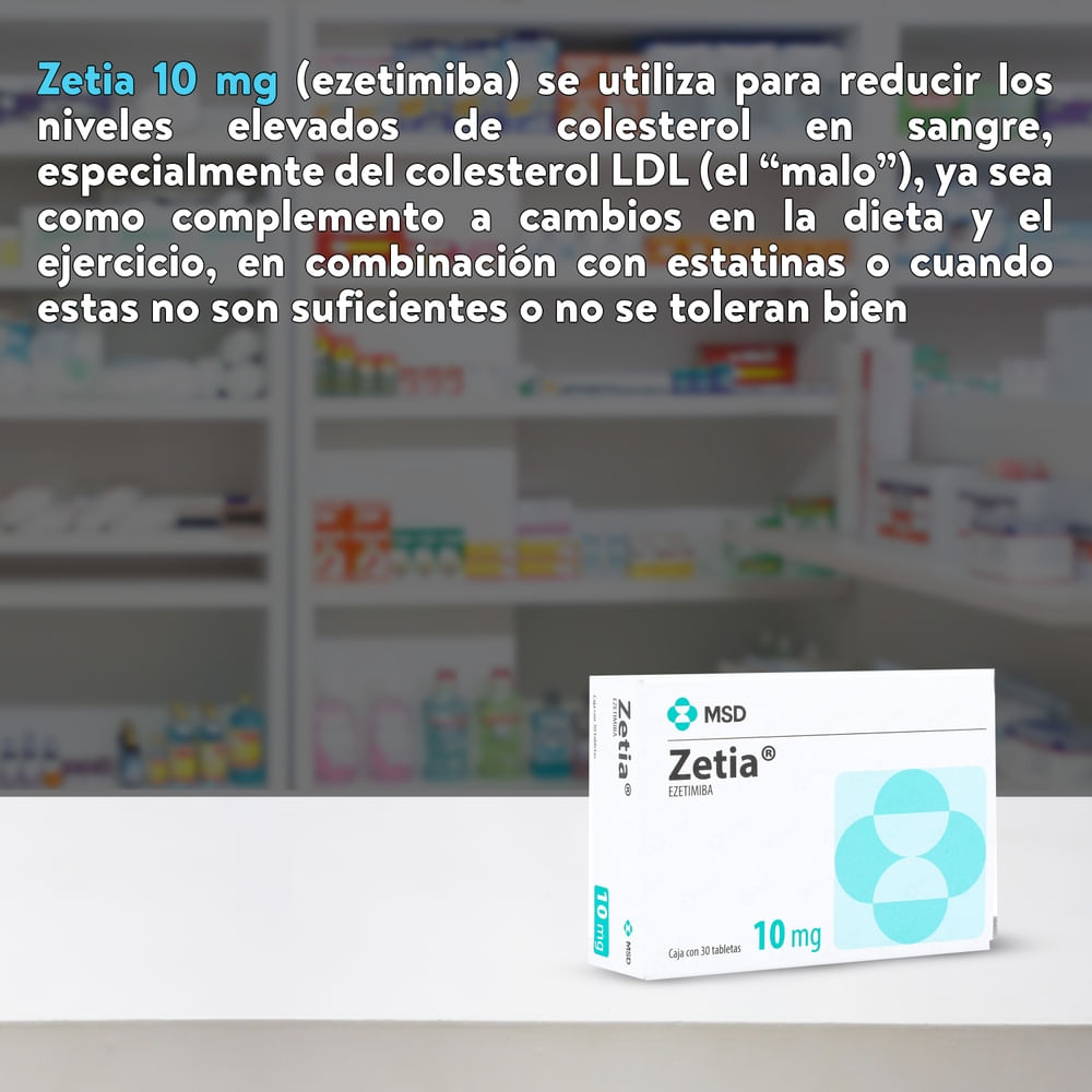 Comprar Zetia Msd 10 Mg X 30 Tabletas | Walmart Costa Rica - Walmart ...