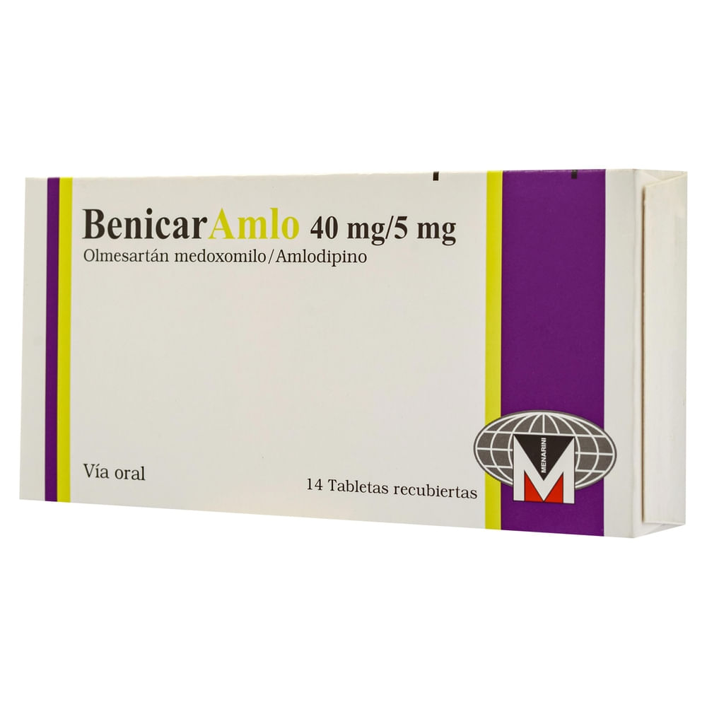 Comprar Benicar Amlo Menarini 40/5 Mg X 14 Tabletas | Walmart Costa ...