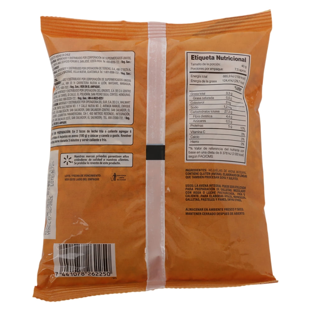 Comprar Avena Great Value Integral - 300 g | Walmart Costa Rica ...