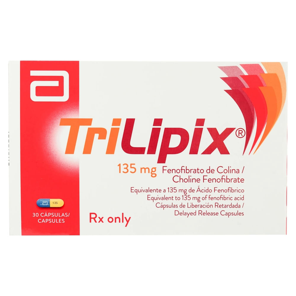 Comprar Trilipix 135 Mg X30 Cápsulas | Walmart Costa Rica - Walmart ...