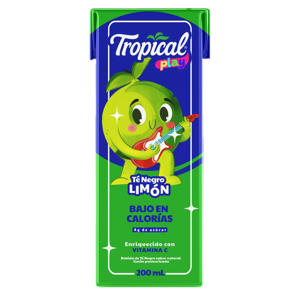 Refresco Tropical Te Negro Limón Tetra - 200 ml - Walmart | Costa Rica