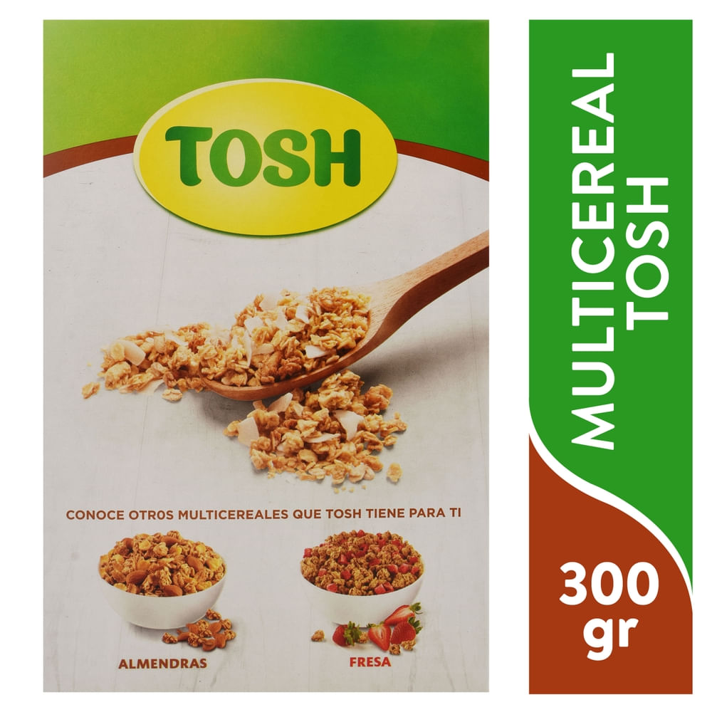Comprar Cereal Multicereal Tosh Coco - 300 g | Walmart Costa Rica ...