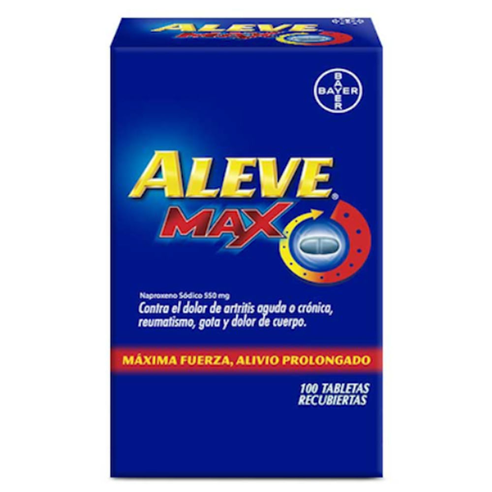 Comprar Aleve Max 550Mg X100 Tab | Walmart Costa Rica - Walmart | Costa ...